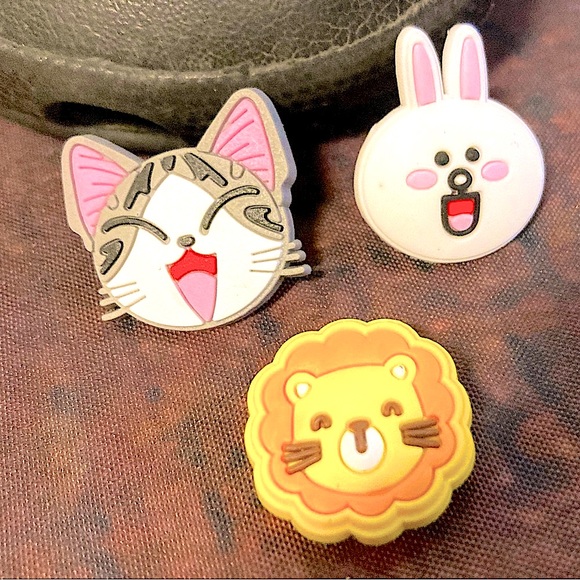 Shoes | Assorted Croc Charms Animals 3 Piece Set | Poshmark